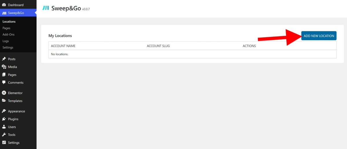 Sweep&Go Client Onboarding Plugin for WordPress - Sweep&Go