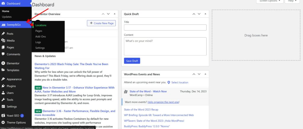 Sweep&Go Client Onboarding Plugin for WordPress - Sweep&Go
