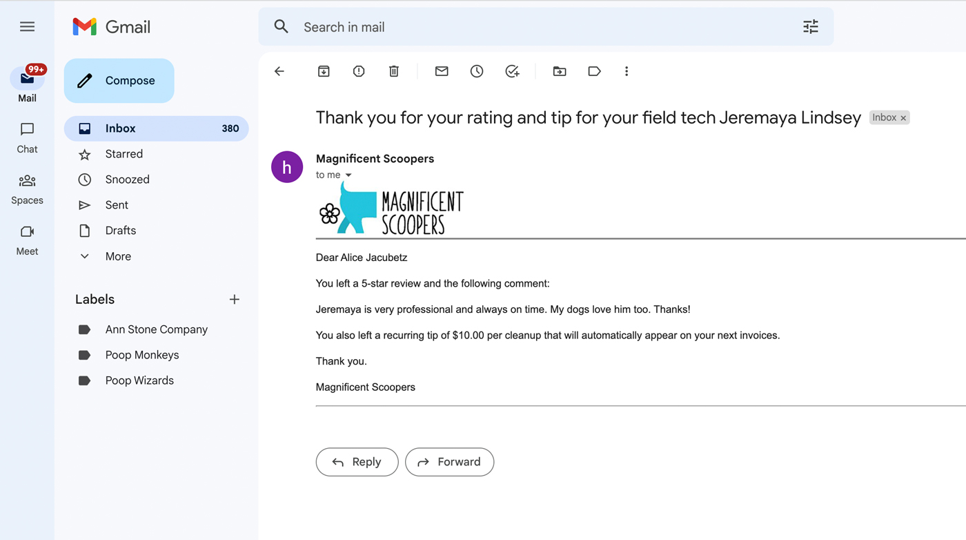 Receive Staff Ratings & Client Tips Tutorial - Billing - Sweep&Go Receive Staff Ratings & Client Tips Tutorial - Billing - Sweep&Go