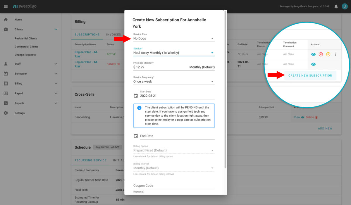 Residential Cross-Sells - Additional Services - Sweep&Go