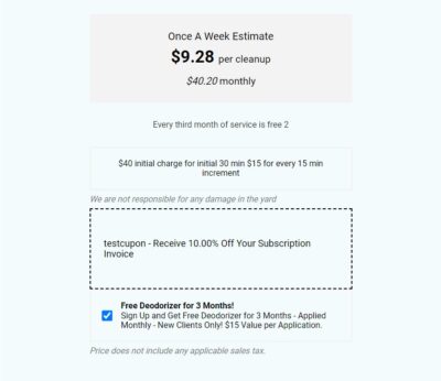 Styling Client Onboarding Form - Sweep&Go