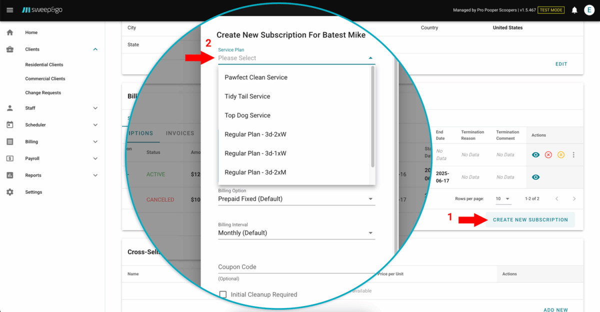 How to Create Service Plans - Client Onboarding - Sweep&Go